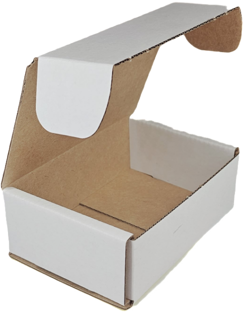 X-Small (A) WHITE Hinged Lid Cardboard Gift Box | Packaging Products NZ
