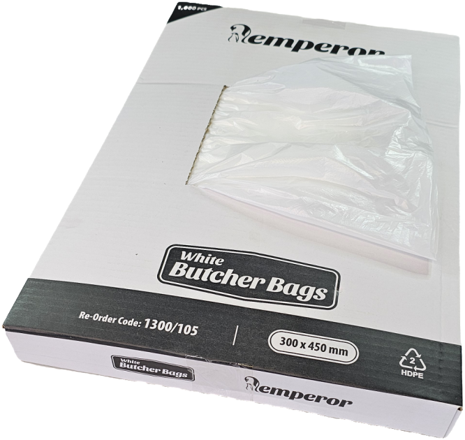 Butcher Bag White 450x600mm 1000/Pack › Packaging Products
