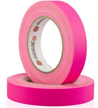 Fluro Cloth Tape PINK 24mmx25mtr › Packaging Products