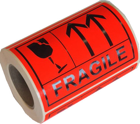 Shipping Labels Fragile/This Way Up 101x74 250/Roll › Packaging Products