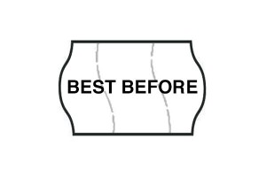 Meto Labels 22x16 Best Before (Pack 20 Rolls) › Packaging Products