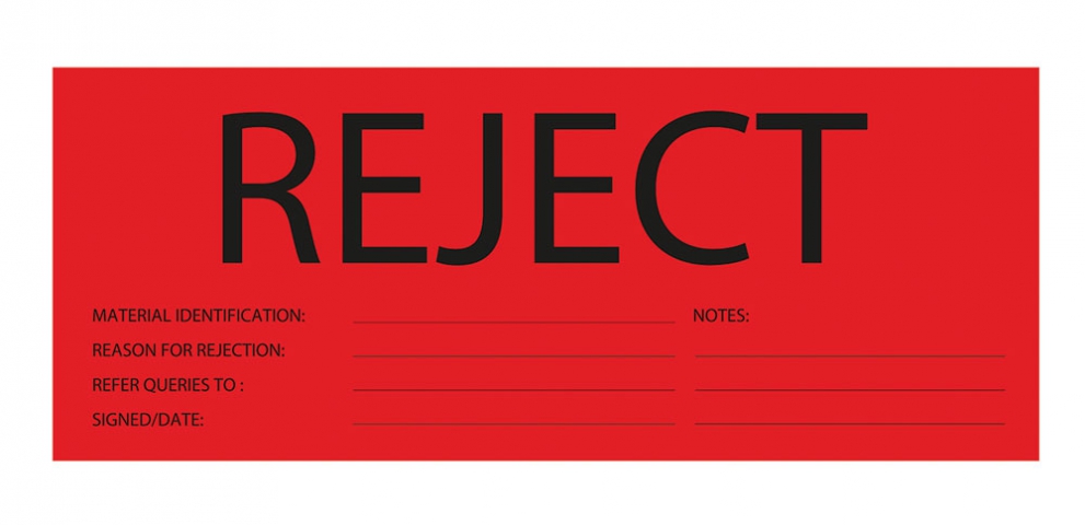 RIPA Labels Reject 60x150 › Packaging Products