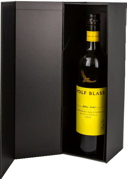 Black Magnetic Wine Box Single Bottle › Packaging Products