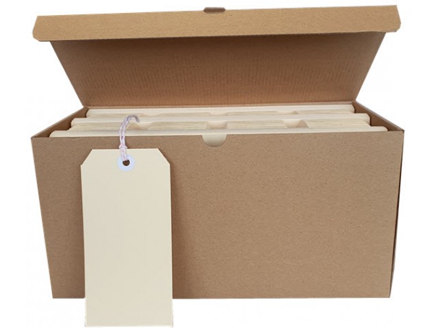 Tie on Tags No 8 80x160 (Buff, Manilla) › Packaging Products