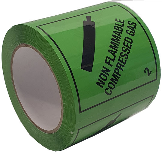 RIPA Label Non Flammable Compressed Gas *2 96X100 › Packaging Products