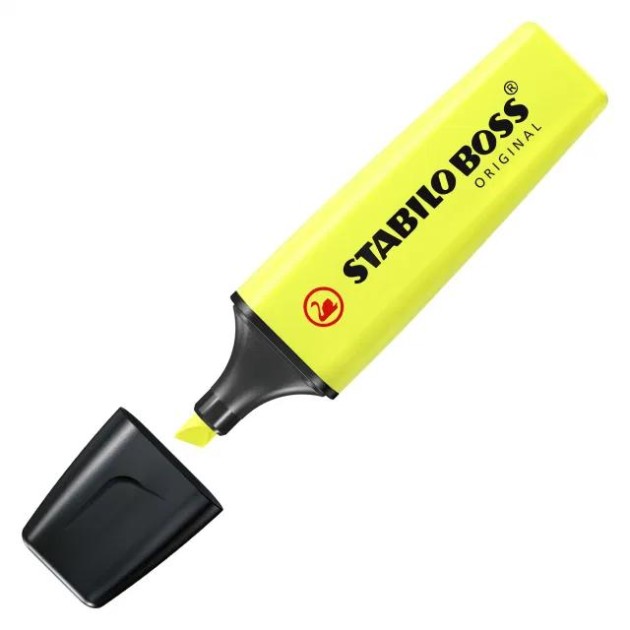 Highlighter YELLOW Stabilo Boss › Packaging Products