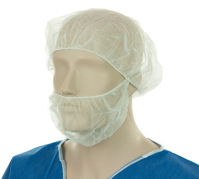 Beard Cover WHITE 700/200 Single Loop › Packaging Products