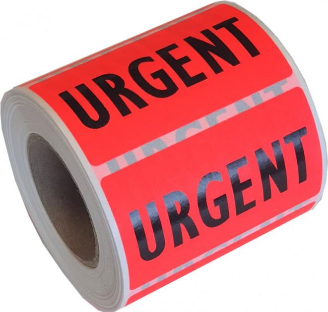 Shipping Labels Urgent 70x40 500/Roll › Packaging Products