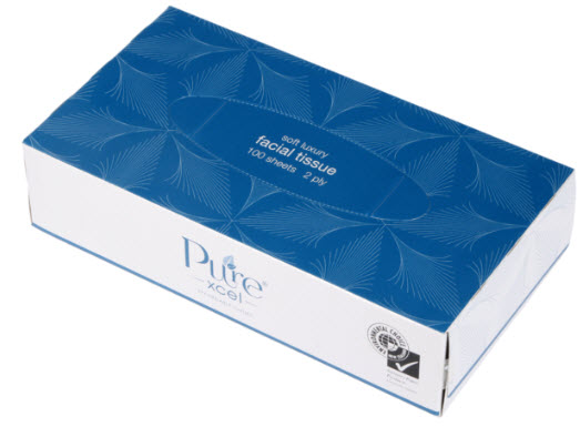 Tissues Pure Facial XF100 › Packaging Products