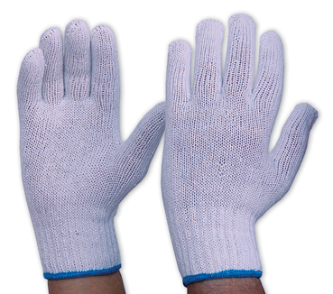 LARGE Cotton Knit Gloves | Packaging Products