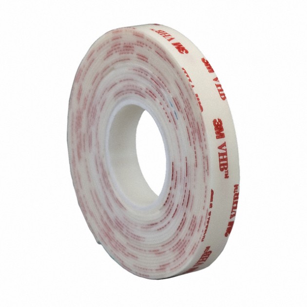 VHB Tape 3M 4950 White 19x33 1.1mm Thick › Packaging Products